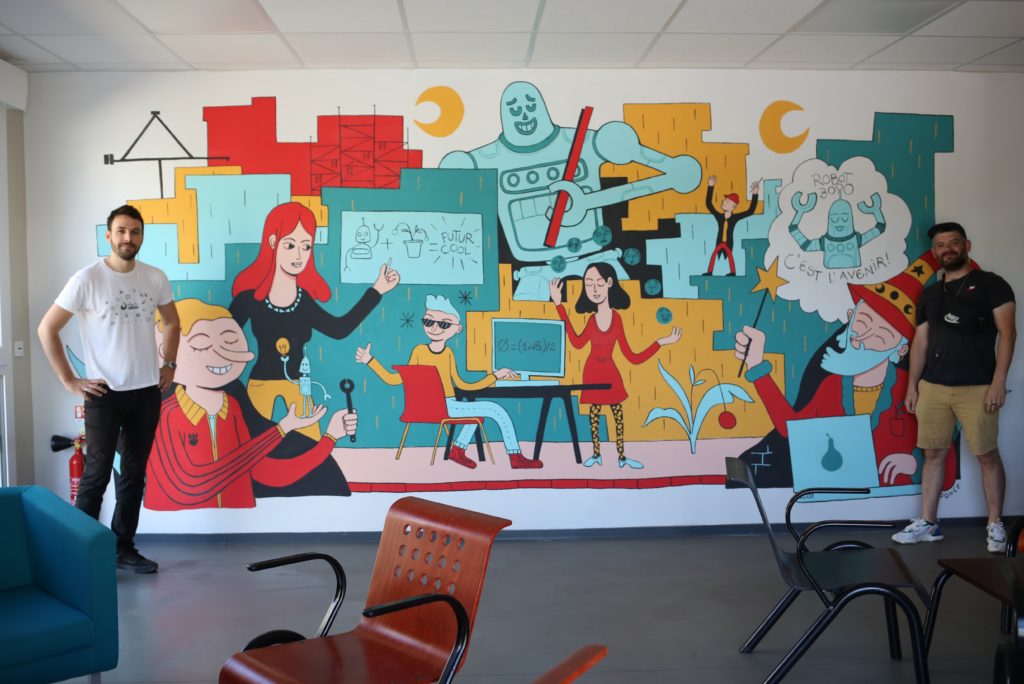 Fresque murale : le projet du campus de Montpellier